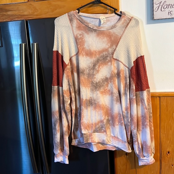 7th Ray | Tops | Multi Colored Long Sleeve Top | Poshmark
